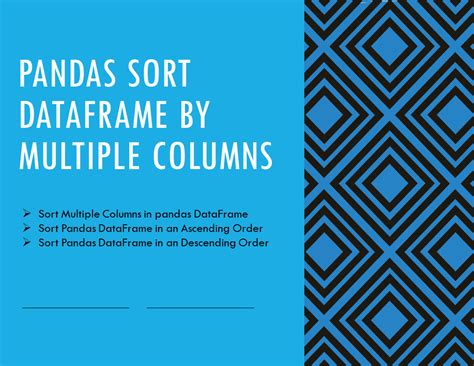 How To Sort Multiple Columns In Pandas Dataframe Spark By Examples