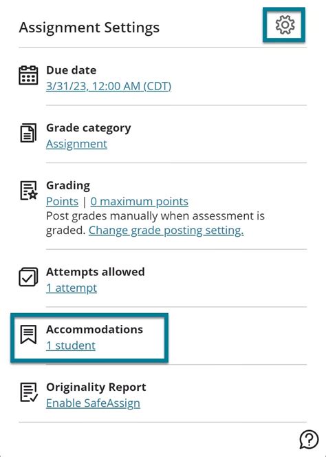 Create And Edit Assignments