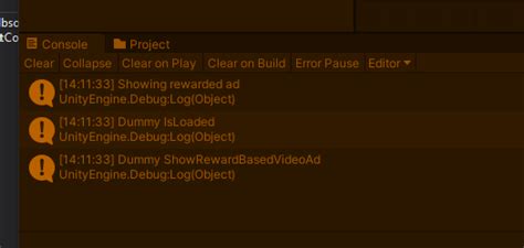Solved Rewarded Ad Not Showing Because Editor Mode Unity Services