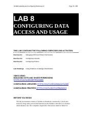 Configuring Data Access And Usage Windows 10 Installation And Course Hero
