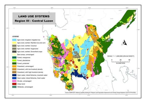 Land Use System Map Of Central Luzon Bswm 2013 Download
