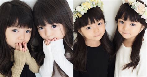 日本4歲雙胞胎模特兒萌翻天！媽媽正面照曝光 網友：美人基因太強大