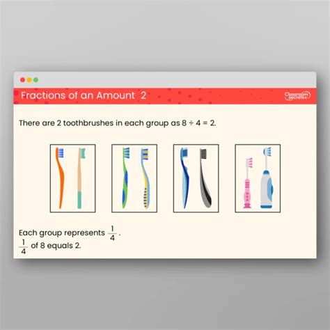 Year 3 Fractions Of An Amount 2 Teaching Ppt Resource Classroom Secrets
