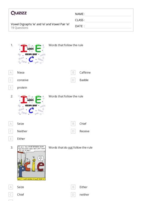 50 Digraphs Worksheets For 6th Class On Quizizz Free And Printable