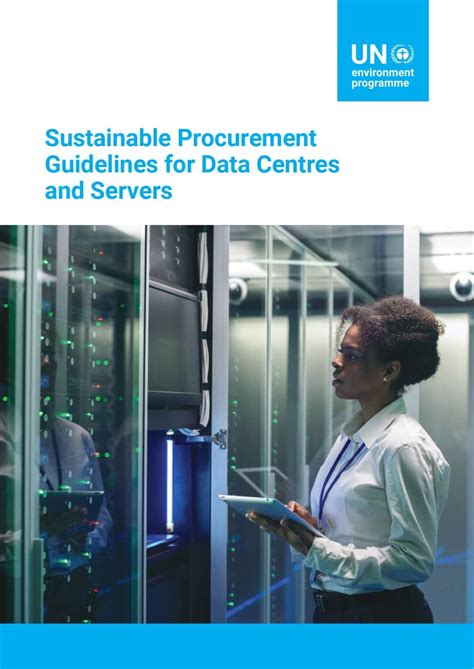 Sustainable Procurement Guidelines For Data Centres And Servers