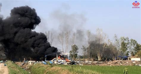 ផ្ទុះរោងចក្រកាំជ្រួចនៅប្រទេសថៃ ស្លាប់ ២៣នាក់ Hna News