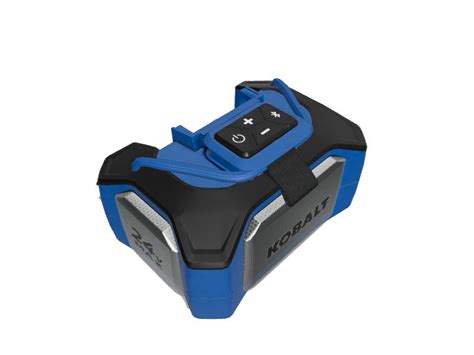 Kobalt 7 In 10 Watt Bluetooth Compatibility Outdoor Portable Speaker Kbts 124b 03 At