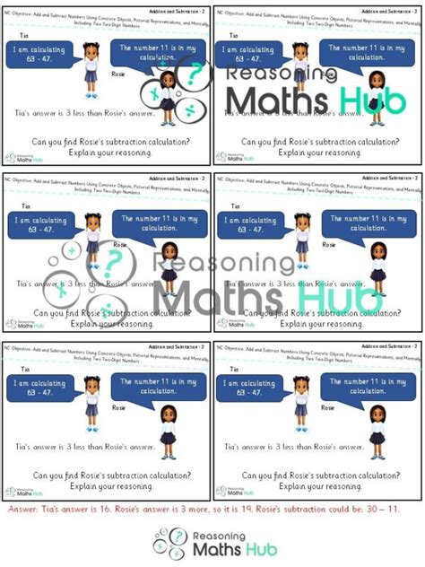 Add And Subtract Two Two Digit Numbers Master The Curriculum