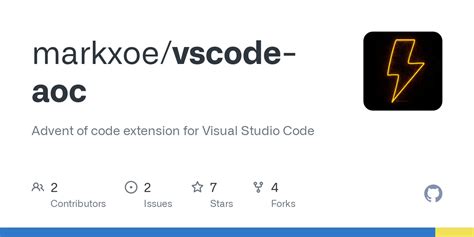 GitHub Markxoe Vscode Aoc Advent Of Code Extension For Visual Studio