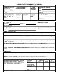 Form Ics209 Fill Out Sign Online And Download Fillable Pdf