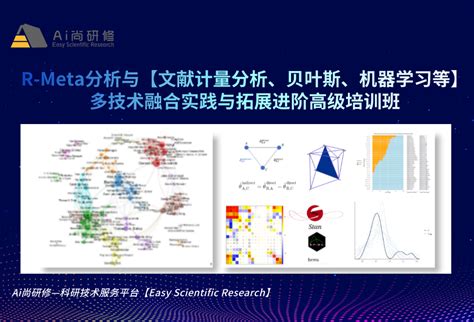 直播课：r meta分析与【文献计量分析、贝叶斯、机器学习等】多技术融合实践与拓展进阶高级培训班 ai尚研修