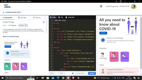Day28 Of 50daysofcodechallenge Building A Website With Html Pranay