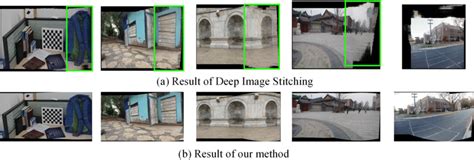 The Comparison Of The Stitching Results Between Dis And Our Method