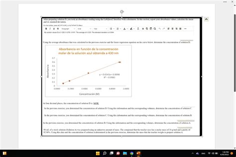 For The Stock Solution A It Is 50 Ml Solution B Is 10 Ml Of