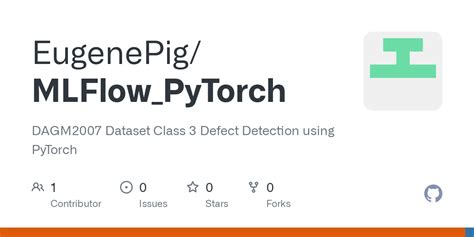 GitHub EugenePig MLFlow PyTorch DAGM2007 Dataset Class 3 Defect