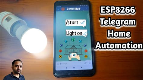 Home Automation Using Telegram Bot Esp8266 Projects Youtube