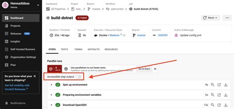 Clickable Links In Step Output Circleci Support Center