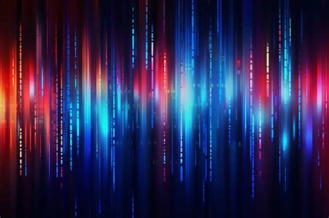 Futuristic Binary Code Matrix Pattern Background For Cyber Security