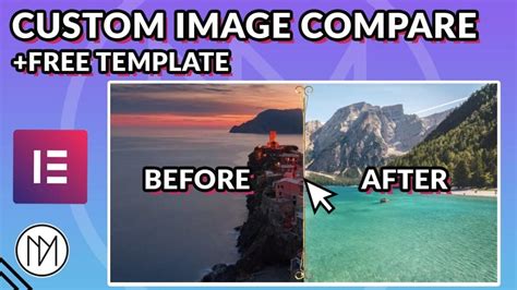 Custom Image Compare Elementor Template Dmmotionarts