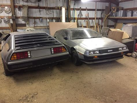 Two Brand New Delorean Dmc 12s Locked Away In A Barn Are The Find Of