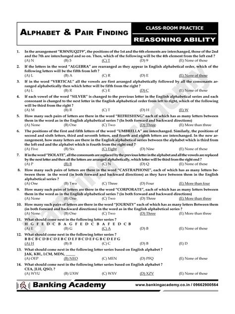 Alphabet And Pair Finding Answer Copy Pdf