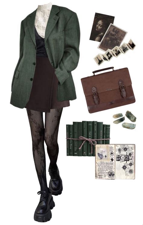 Dark Academia Outfit Dark Academia Outfit Academia Aesthetic Outfit