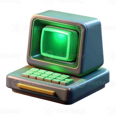Serene Minimalist A Vintage Computer Terminal Displaying Cryptic Code