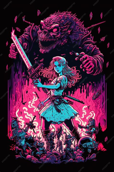 Premium Ai Image A Poster For The Movie The Legend Of Zelda Ocarina