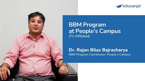 Bbm Program At Peoples Campus Affiliated To Tu Youtube
