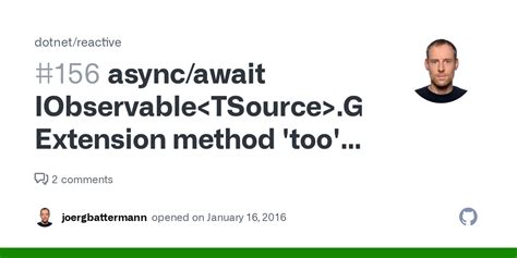Asyncawait Iobservable Getawaiter Extension Method Too