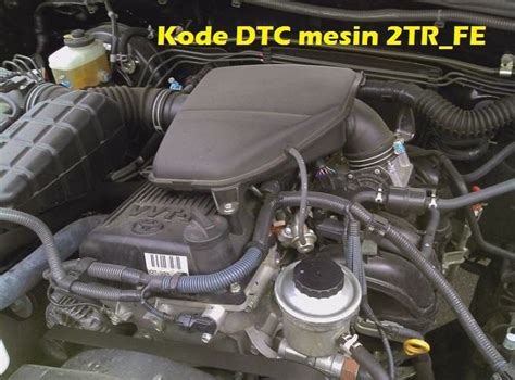Daftar Data Trouble Code Dtc Mesin Toyota Kode 2tr Fe Lks Otomotif