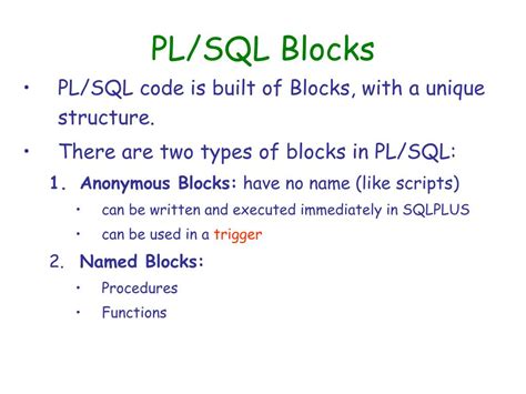 Ppt Programming In Oracle With Pl Sql Powerpoint Presentation Free