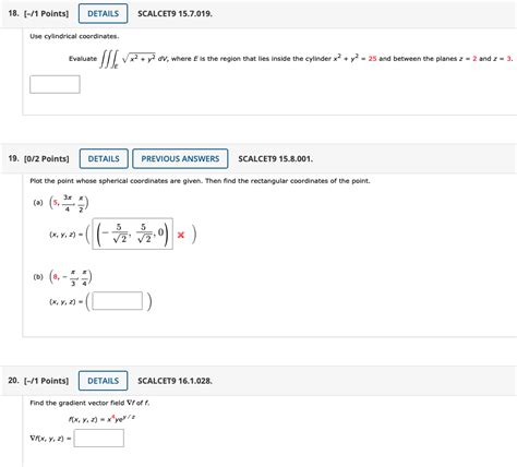 Solved Points DETAILS SCALCET Use Chegg Com Solved Points DETAILS SCALCET Use Chegg Com