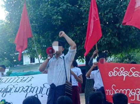 မြိုင်မြို့နယ် သပိတ် စစ်ကြောင်း ဖက်ဆစ် စစ်တပ် ချေမှုန်းရေး ချီတက် ဆန္ဒပ