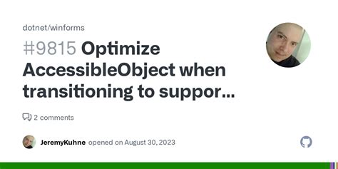 Optimize Accessibleobject When Transitioning To Support Trimming