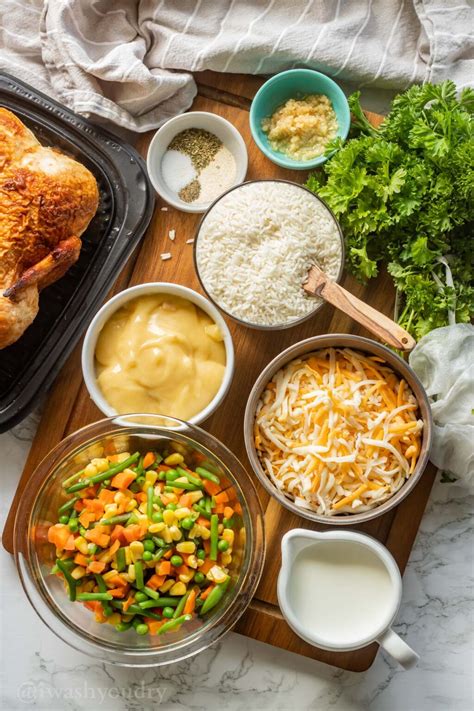 Creamy Chicken Rice Casserole I Wash You Dry