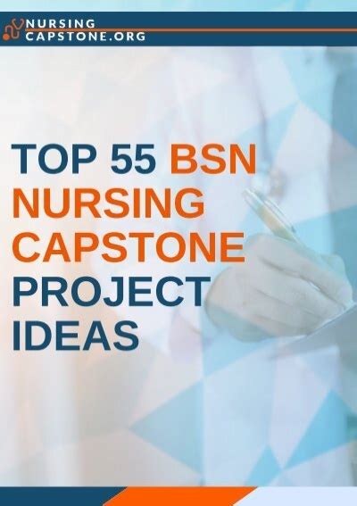Professional Bsn Nursing Capstone Project Ideas
