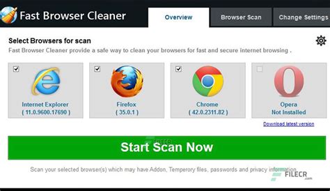 Fast Browser Cleaner 2 1 1 6 Free Download Filecr