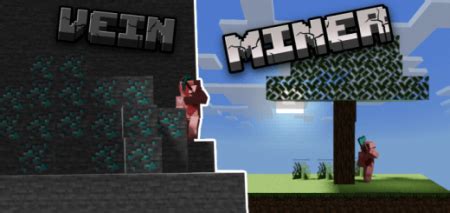 Vein Miner Tree Chopper Vein Miner Minecraft Addon