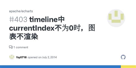 Timeline中currentindex不为0时，图表不渲染 · Issue 403 · Apacheecharts · Github