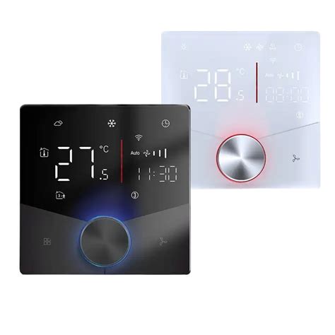 New Color Display Modbus Or WiFi Thermostat For Central Heating And Cooling