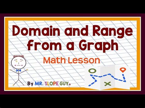 Describing Domain And Range From Graphs Math Lesson And Worksheet Worksheets Library