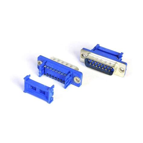 CONECTOR DB15 MACHO SUB D CABLE PLANO