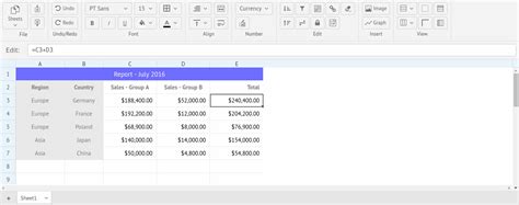 Creating An Online Spreadsheet Application