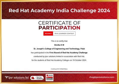 Devika Km On Linkedin Redhatacademy Continuouslearning Redhat