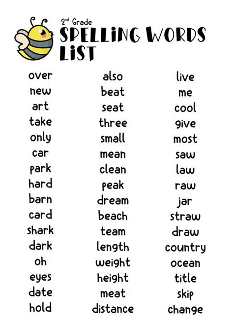 17 Spelling Words Worksheets Grade 2 Spelling Words Grade Spelling