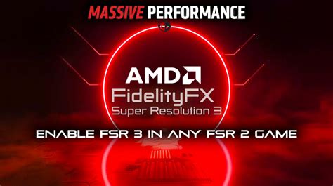 Leaked Mod Lets You Enable Amd Fsr 3 Frame Generation In Any Fsr 2 Game Supports Both Amd