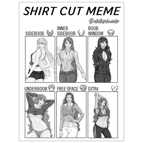 Shirt Cut Meme By Elieth On Deviantart