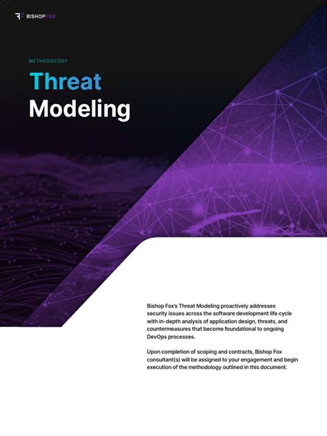 Bishop Fox Threat Modeling Methodology Pdf Computing Cyberwarfare