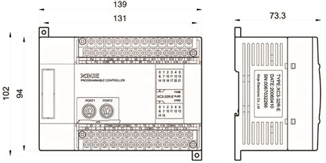 Xc3 24t E New Original Plc Programmable Controller Xc3 Series Xinje Plc China Xinje Plc Xc3